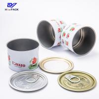 China Round Personalised Sweet Tin Tuna Tin 160ml Metal Sweet Tins for sale