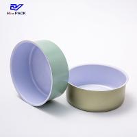 China D73x30mm Small Round Metal Containers 100ml Tall Round Tin Containers for sale