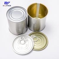 China Peel Off Opening Round Tin Can D73x85mm Tin Packaging For Food for sale