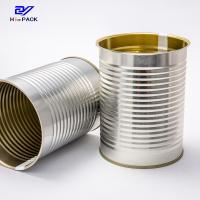 China Moisture Proof Airtight Empty Metal Can Tinplate Round Tin Containers for sale