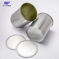 China 1000ml Powder Tin Can 400g 500g 800g Food Tin Packaging Silver for sale