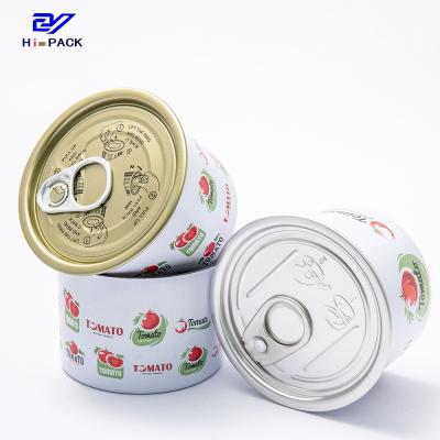 China Food Grade Easy Open Beef Can 160ml Food Packaging Tin Tinplate for sale