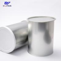 China 1000ml Large Round Tins D99mm Tall Round Tin Containers Easy Open for sale