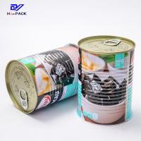 China Nuts Round Tin Packaging 800g Round Tin Boxes With Lids for sale