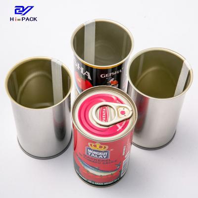 China 78ml Food Grade Metal Container Tin Cans For Food Packaging for sale