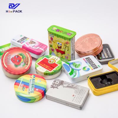 China Children Proof Weed Packaging Can 100g Medicine Tin Vintage for sale