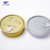 China 200g Beef Can 180ml Tin Plated Steel Cans D99mm Small Round Metal Tins With Lids for sale