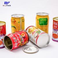 China Printing 310ml Tin Cans For Fruits / Candy / Nuts / Bean / Coffee for sale