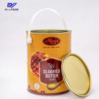 China 5000ml Printed Food Bucket Packaging Hygienic Sterilization 20L Metal Pail for sale