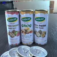 China D53x113mm Tinplate Beverage Tin Can Packed For Many Kinds Of Fruit Juice for sale