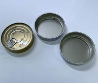 China Plain Empty Metal Tin Can With Easy Open Lid , Round Tin Can For Fish / Soup / Beef / Mussel / Pineapples / Tomato Paste Packaging for sale