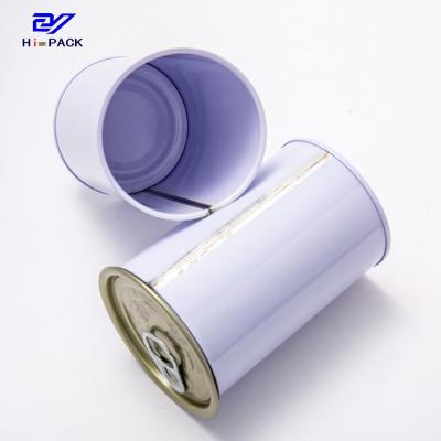 China Food Grade Milk Powder Tin Can 410ml Tall Round Tin Containers for sale
