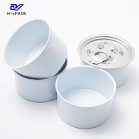 China Various Color Options 150ml Metal Tuna Can Packed With Tuna Beef  Or Meat for sale