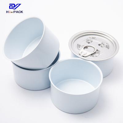China Various Color Options 150ml Metal Tuna Can Packed With Tuna Beef  Or Meat for sale