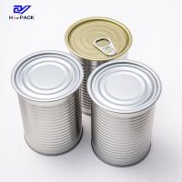 China Food Grade Sauce Tin Can For Pet Food Packaging With BPA Free And Easy Open Lid for sale