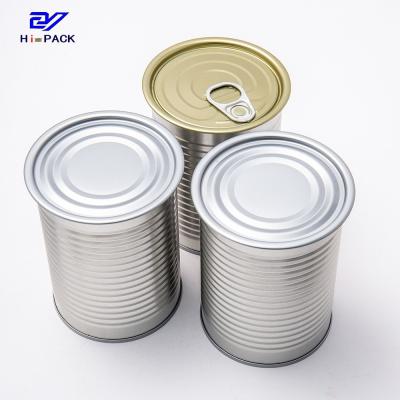 China Food Grade Sauce Tin Can For Pet Food Packaging With BPA Free And Easy Open Lid for sale