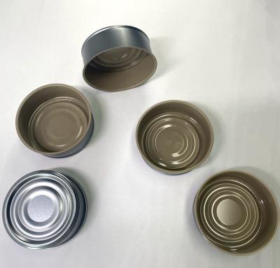 China Customizable Beef Can 60ml Volume 65*27mm Size 2-Piece Tin Cans For Food Sauce Meat Tuna Seafood Pet Food Durable for sale