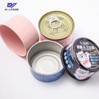 China 65x34mm Tinplate Pet Food Can 80g for Dogs Cats for sale