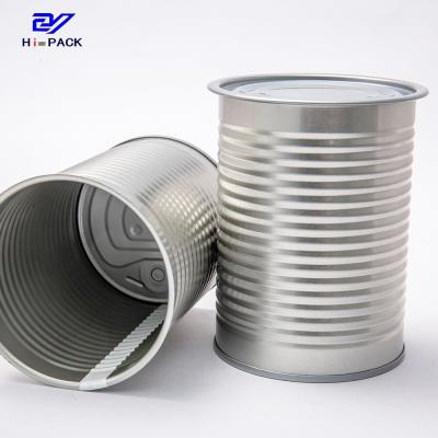 China Food Grade Tinplate Pet Food Can with 350ml Volume and Easy Open Lid Factory for sale