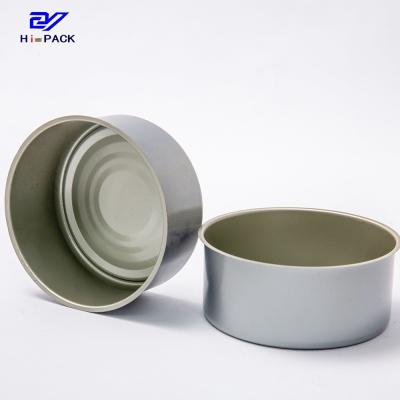 China 250ml Volume 99*46mm Size 2-Piece Tin Cans For Food Sauce Meat Tuna Seafood Pet Food Supplier for sale