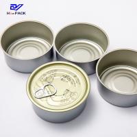 China 250ml Volume 99*46mm Size 2-Piece Tin Cans For Food Sauce Meat Tuna Seafood Pet Food Supplier for sale