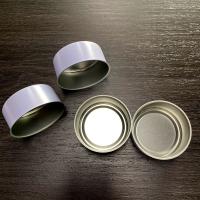 China D65X34mm Beef Can 80g Gram Round Tin Packaging With Antique Printing for sale