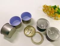 China Round Tobacco Packaging CBD Tin Can With Lids 200ml D65x60mm Child Resistant Tins for sale