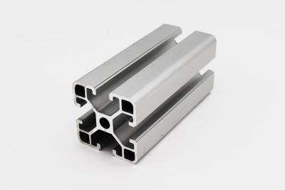 China Silver Anodized V Slot Aluminium Profile Powder Coating For Rail Lines for sale