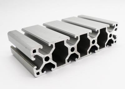 China Stock Aluminum Extrusion Profiles Sanding Blasting Surface Natural Silver Color for sale