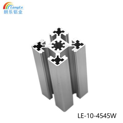 China 4545 W Aluminium Extruded Profiles 50-6000 Mm / Pc For Transport Rail Line for sale