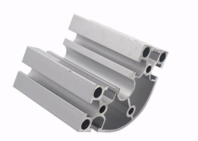 China Industrial Aluminum Extrusion Profile 8080 Round Shape 3.70 Kgs / Meter for sale