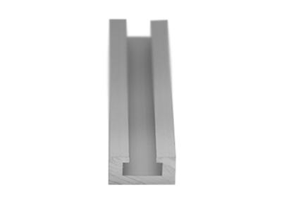 China 2514 U Shape T Slot Aluminium Profile Mill Finish With Bolt / Spring Fastener for sale