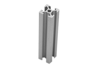 China Silver Anodized 6063 Alloy Aluminum Extrusion Profiles For Storage Rack for sale