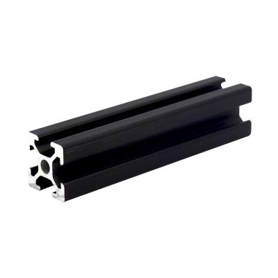 China Black anodized 6063 t5 aluminum alloy industrial aluminum extrusion profiles for sale