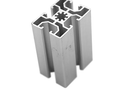 China 6063 Aluminum Extrusion Profiles Silver Anodized For Frame System / Aworkstations for sale