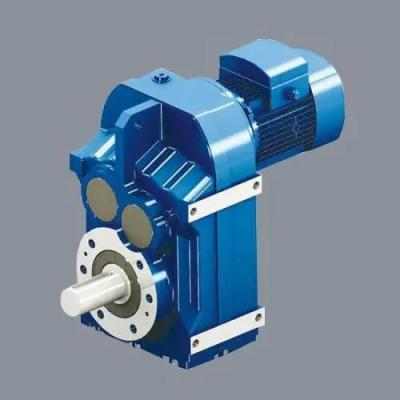China Steel Foot Mounted Helical Bevel Gear Reducer Ratio 3.41-289.74 Power 0.12-160kW for sale