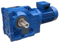 China Helical Gear Reducer Solid Hollow Shaft 0.12kW-160kW IP44-IP58 Ratio 3.41-289.74 for sale