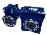 China NMRV Worm Gear Reducer 15kW Aluminum Alloy Housing Speed Ratio 5-10000 for sale