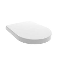 China Elongated D-Shape Toilet Seat Soft Close Urea 466x365mm Removable Baby Training Ring for sale