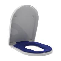 China Sunten SU067 D Shape Soft Close Toilet Seat Urea 466x365mm Removable Baby Seat Ring for sale
