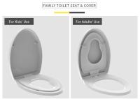 China SUNTEN SU066 Urea Soft Close Toilet Seat 471x361mm V Shape 3 Piece for sale