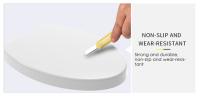 China Elongated V Shape Family Toilet Seat for Potty Training 17-19 Inch White for sale