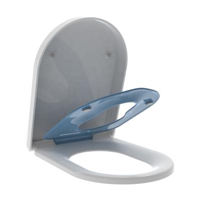 China D Shape Urea Toilet Seat Soft Close 466x365x52mm SU067 for Sanitary Ware for sale
