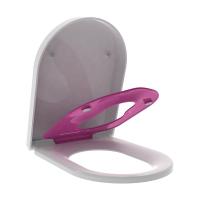 China D Shape Urea Toilet Seat Soft Close 466x365x52mm SU067 for Sanitary Ware for sale
