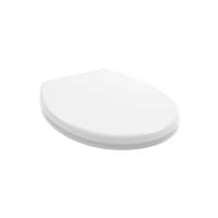 China Sunten European Oval Shaped Toilet Seat Urea Material Slow Close 445mm 368mm for sale