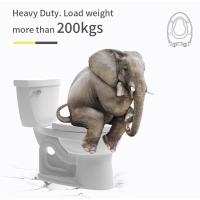 China Elongated O Shape Baby Toilet Seat Urea PP Plastic Soft Close 471mm 361mm for sale