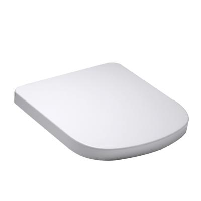 China Square Urea Toilet Seat with Soft Close 476mm x 377mm Slow Close for Bathroom Hotel Use for sale