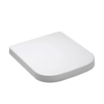 China SU032 Quick Release WC Toilet Seat Square Shape Urea Soft Close Design for sale