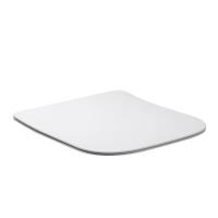 China Urea Soft Close Toilet Seat Square Shape Quick Release 424mm 352mm Slow Close Seat Cover for sale