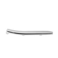 China Urea Soft Close Toilet Seat Square Shape Quick Release 424mm 352mm Slow Close Seat Cover for sale